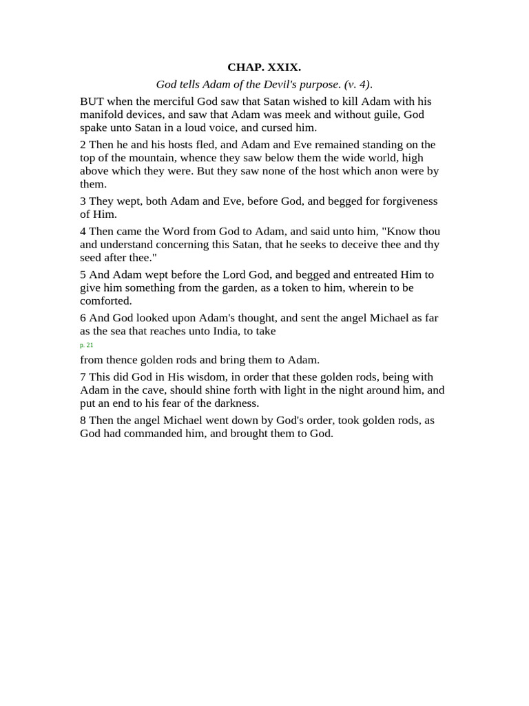 Adam 29 | PDF | Religion & Spirituality