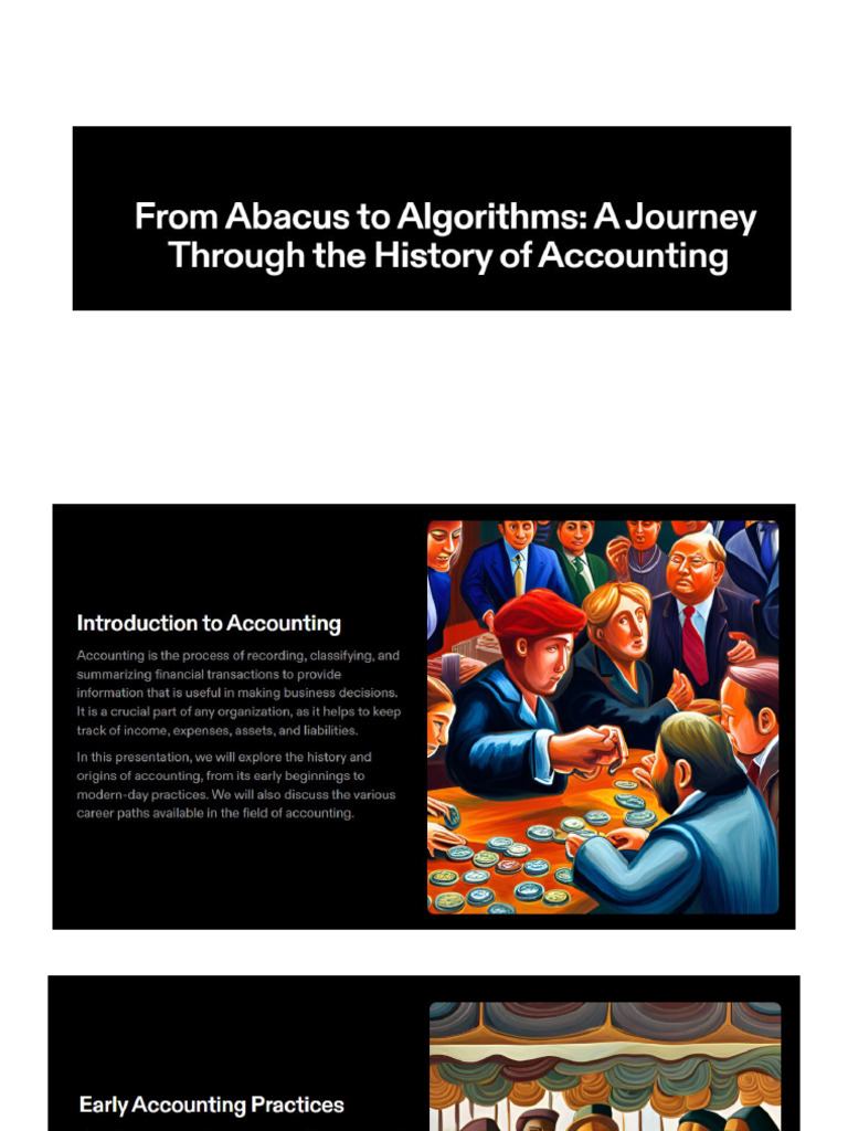 History of Accounting | PDF