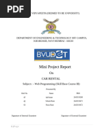 Car Rental System Project PDF | PDF | Databases | Software Testing