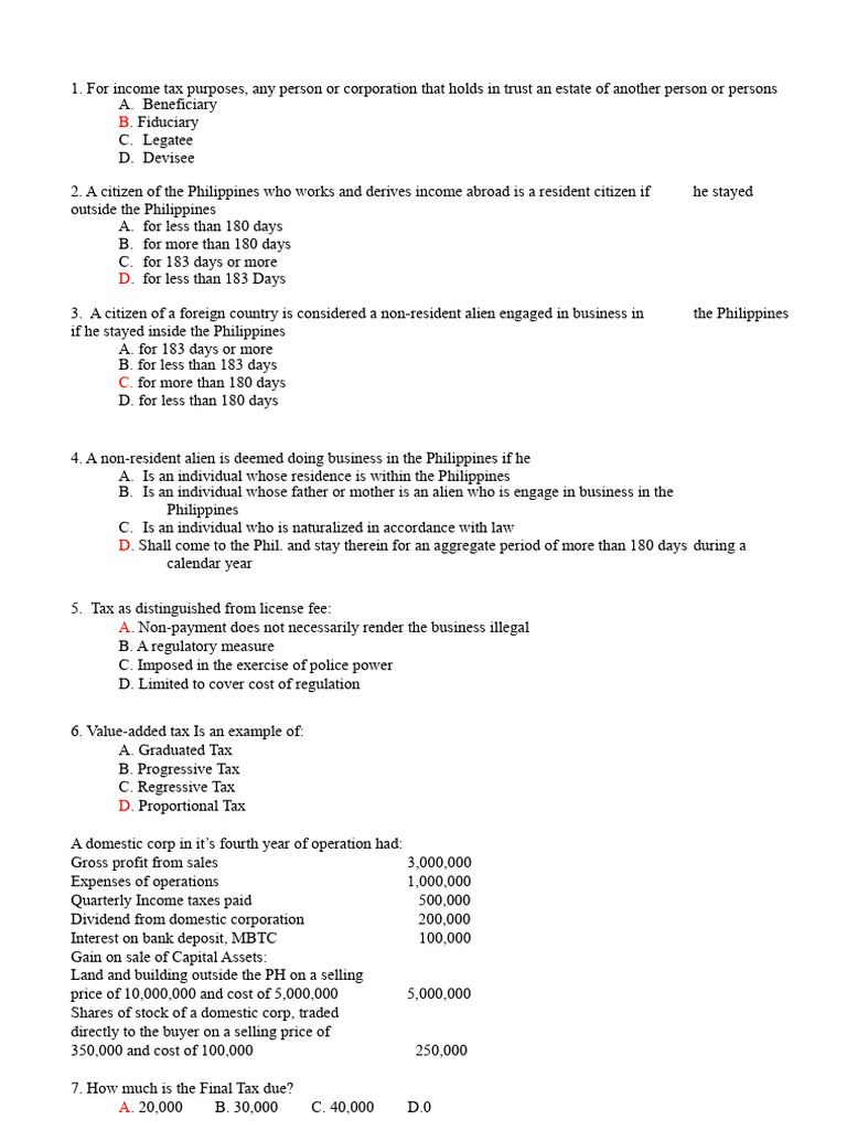 midterm-exam-answers_compress | PDF | Taxes | Income Tax midterm-exam-answers_compress | PDF | Taxes | Income Tax
