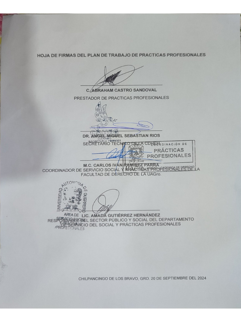 Hoja de Firmas | PDF