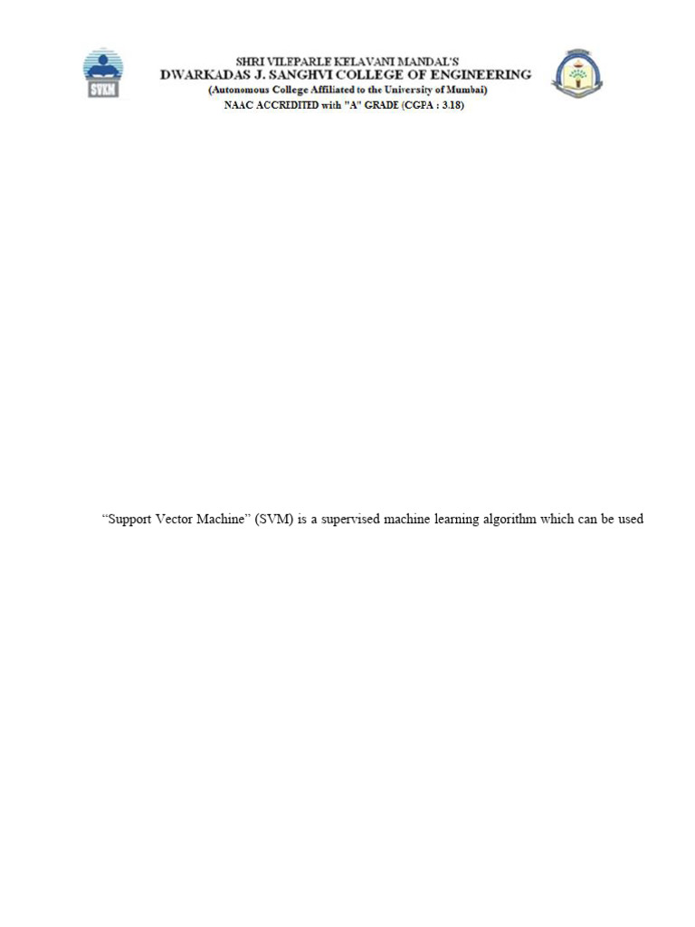 Arnav MLlab04 | PDF | Support Vector Machine | Statistical Classification