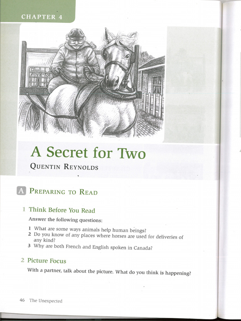 Discovering Fiction 1-Chapter 4-A Secret for Two | PDF