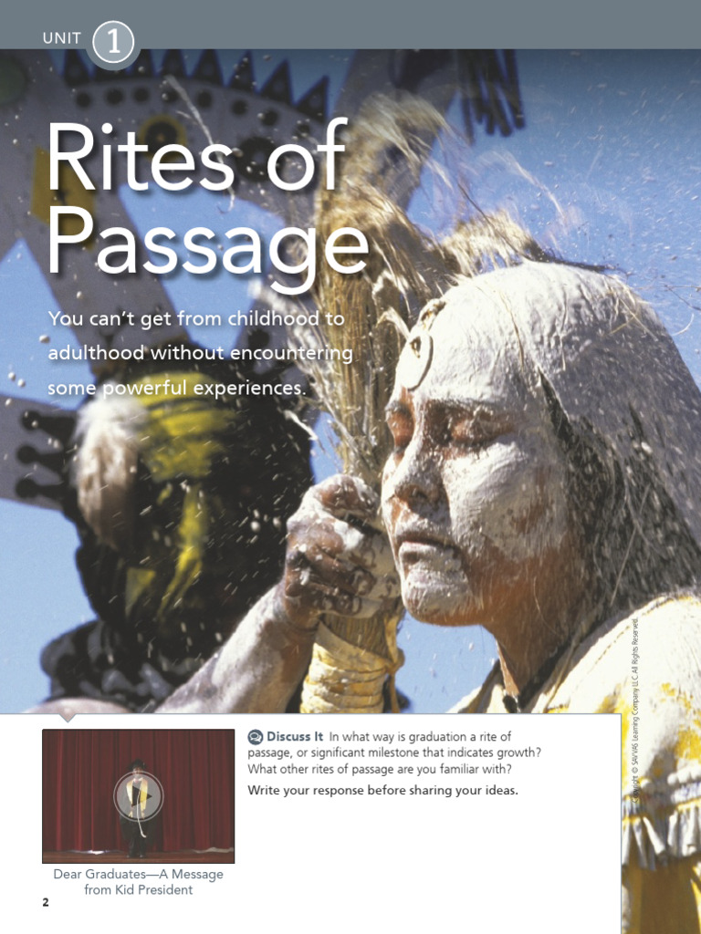Unit 1 - Rites of Passage (PDF) Parte 1 | PDF