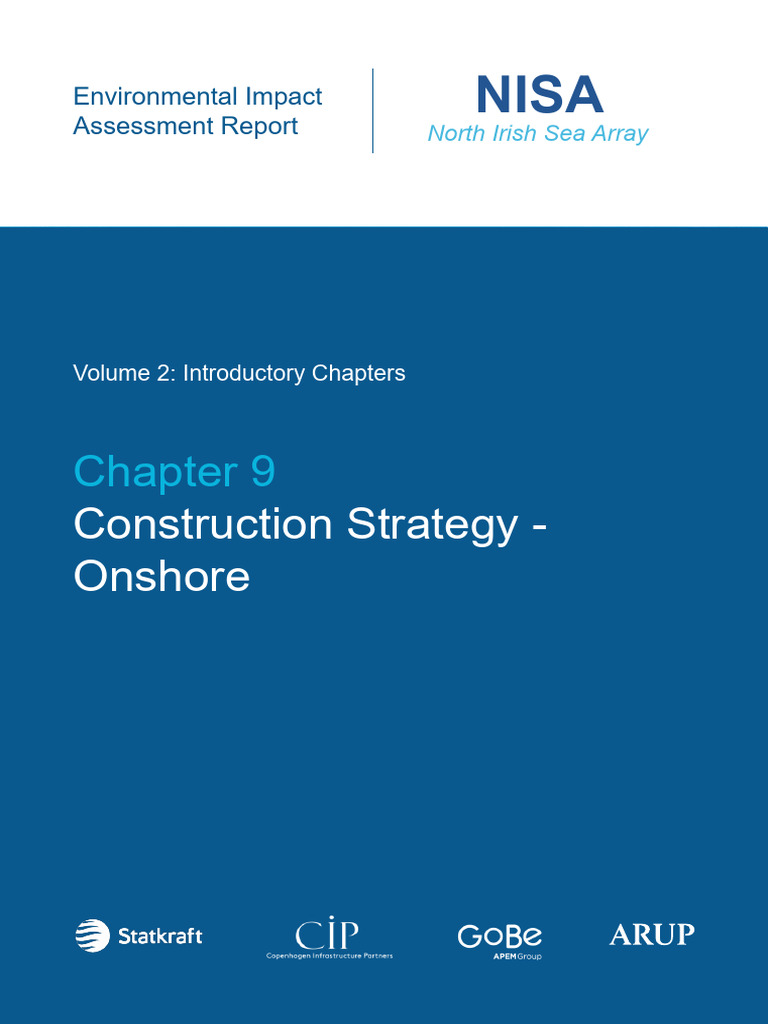Chapter 9 Construction Strategy Onshore | PDF | Wind Farm | Road