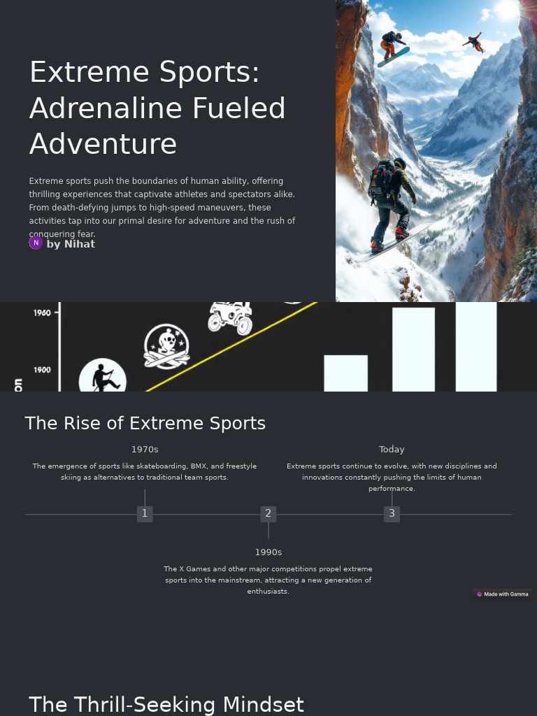 Extreme Sports Adrenaline Fueled Adventure | PDF