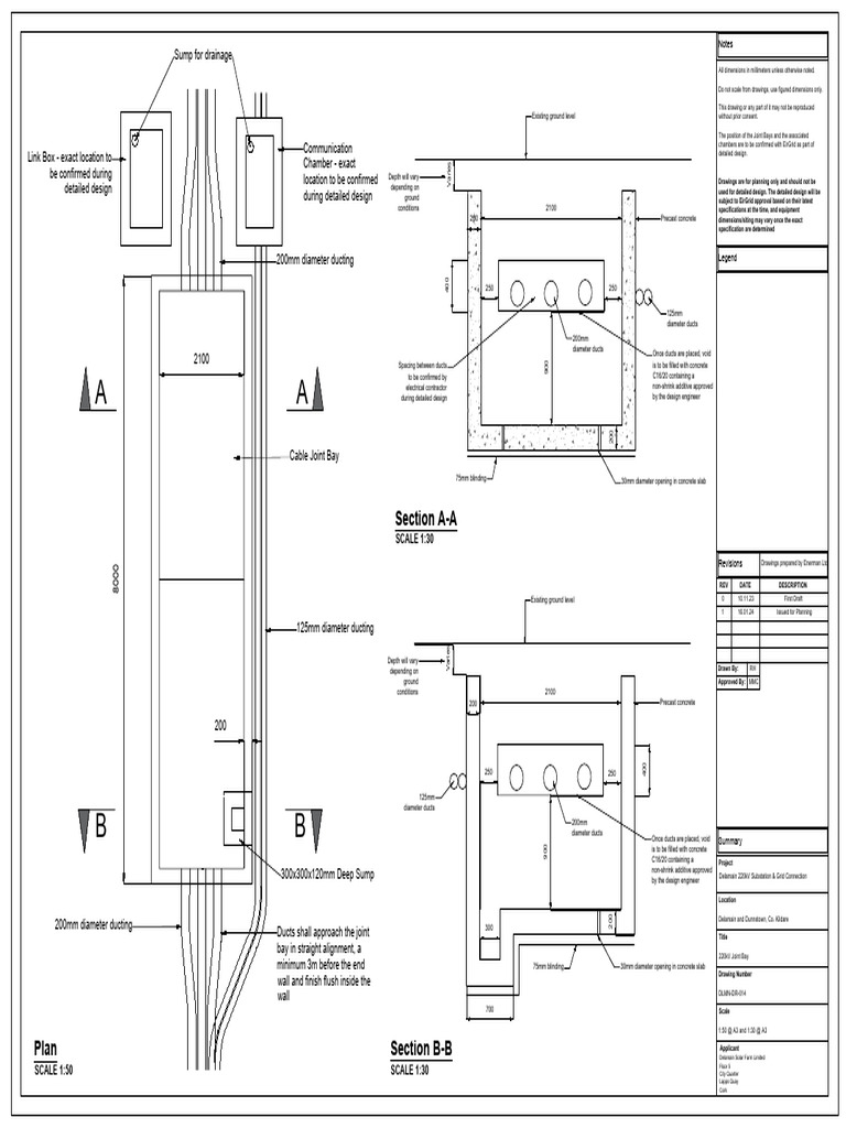 220kV Joint Bay Design Specifications | PDF