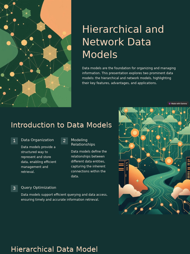 Hierarchical And Network Data Models Pdf Hierarchy Data Model