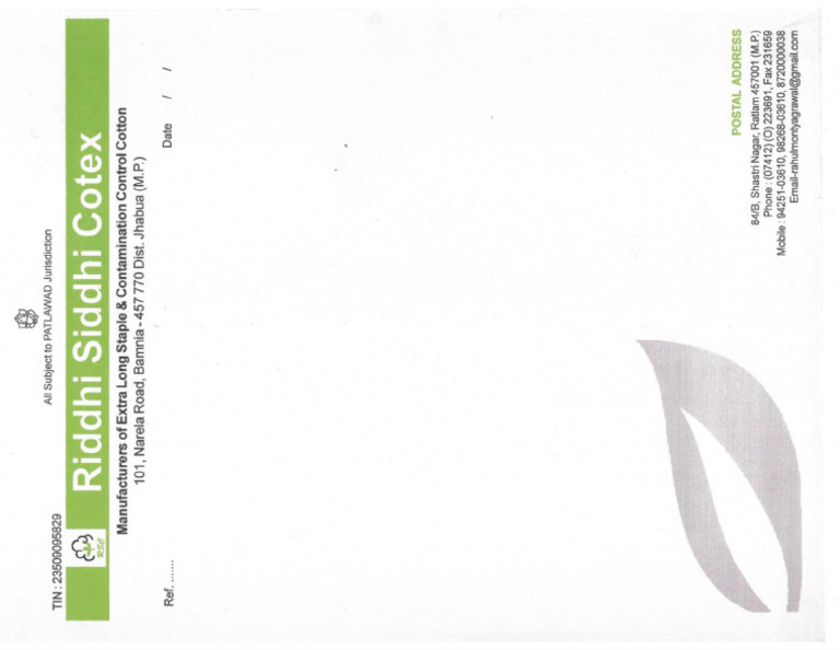 Riddhi Siddhi Latter | PDF