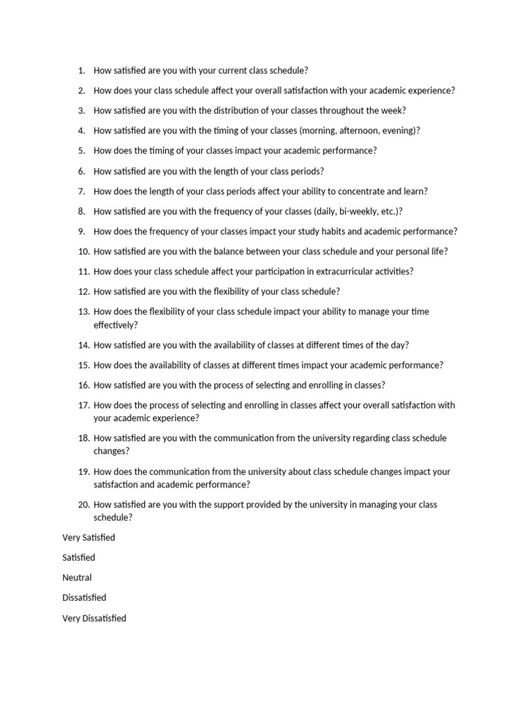 Questionaire | PDF