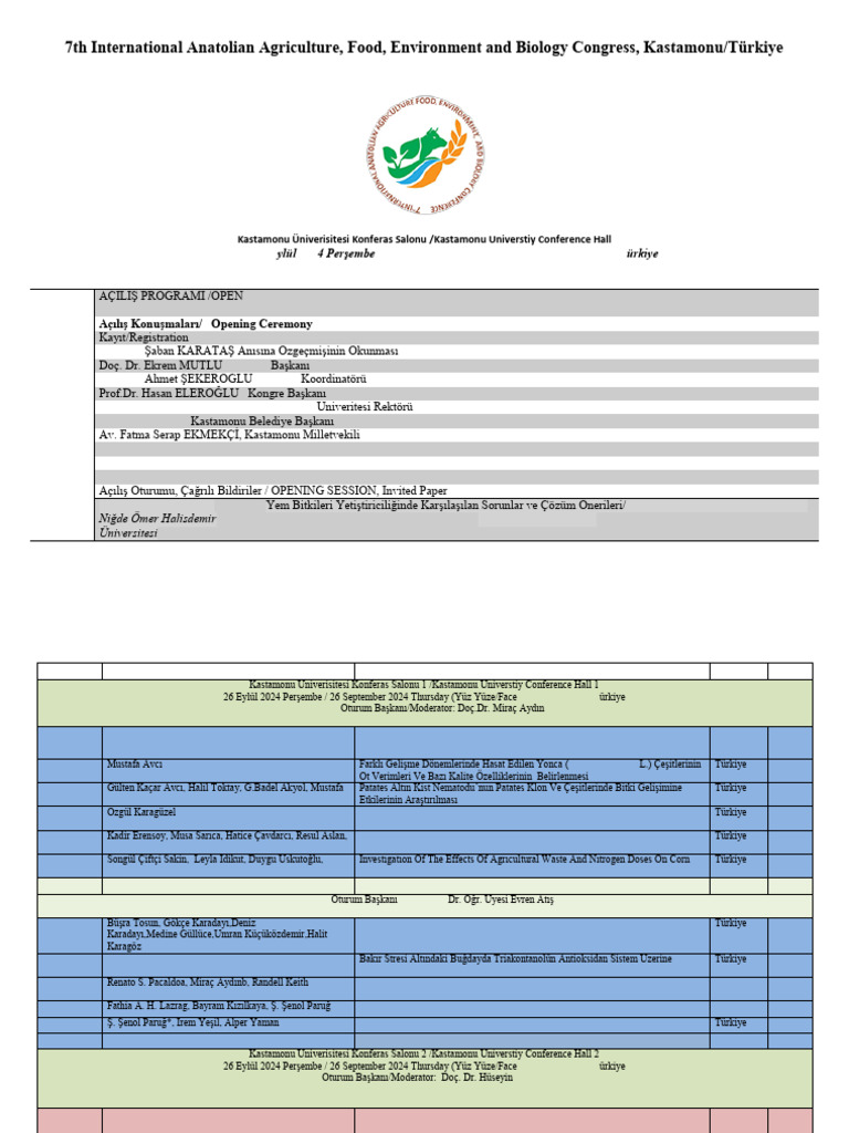 Targid 2024 Program 1 | PDF