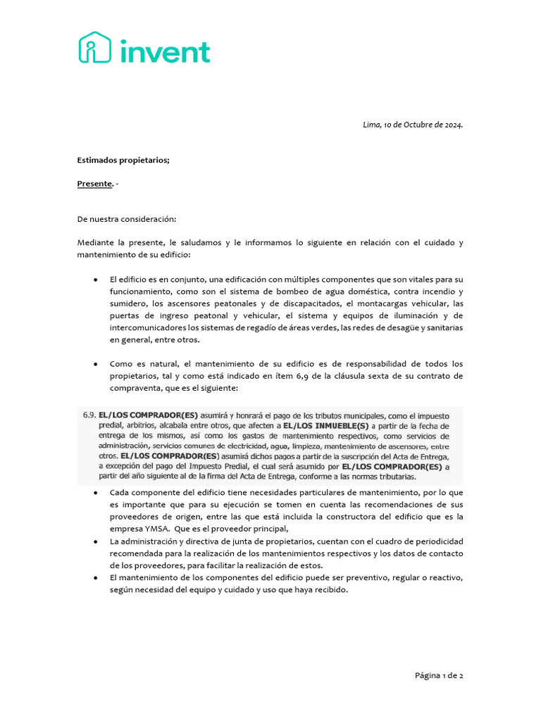 CH_CARTA_PARA_PROPIETARIOS_-_OBLIGACIONES_MANTENIMIENTO_10_10_24[1] | PDF