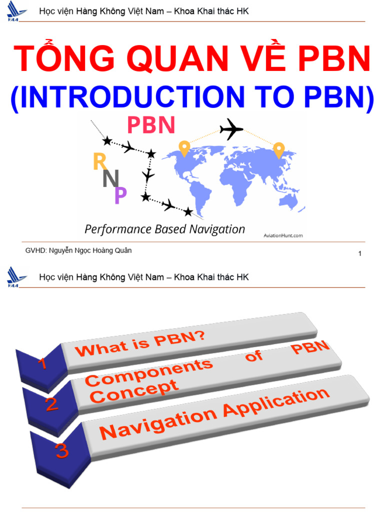 Chuong 1 - Introduction To PBN | PDF | Aircraft | Aviation