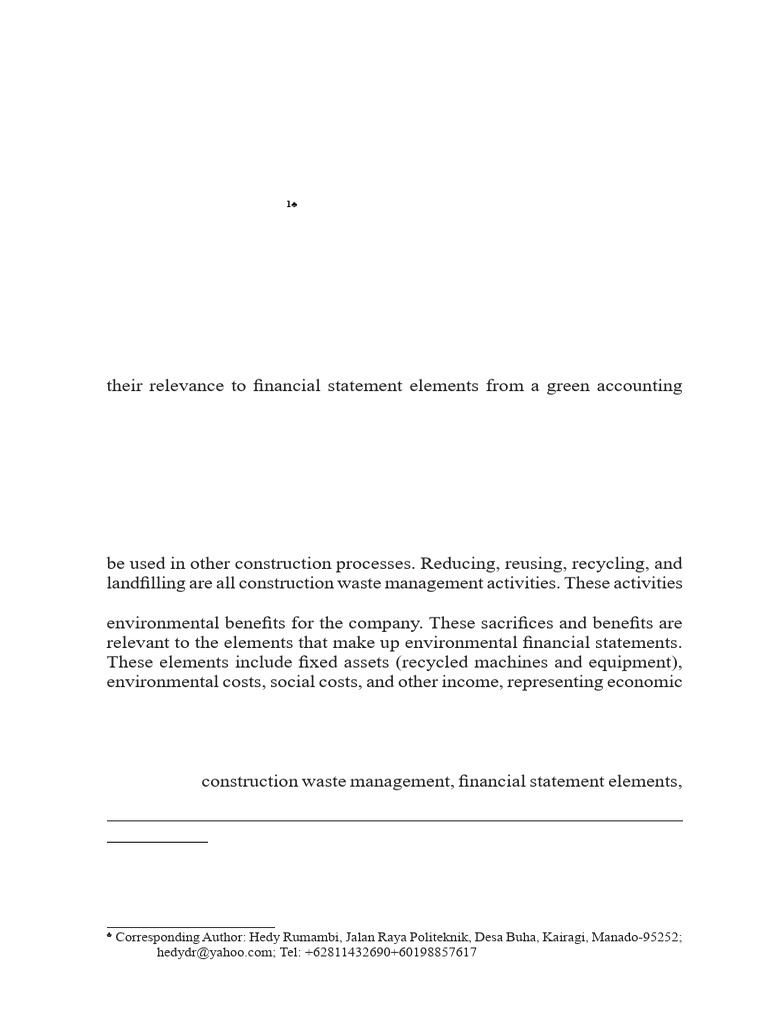 4-06 Article Construction Waste Management | PDF | Waste | Recycling