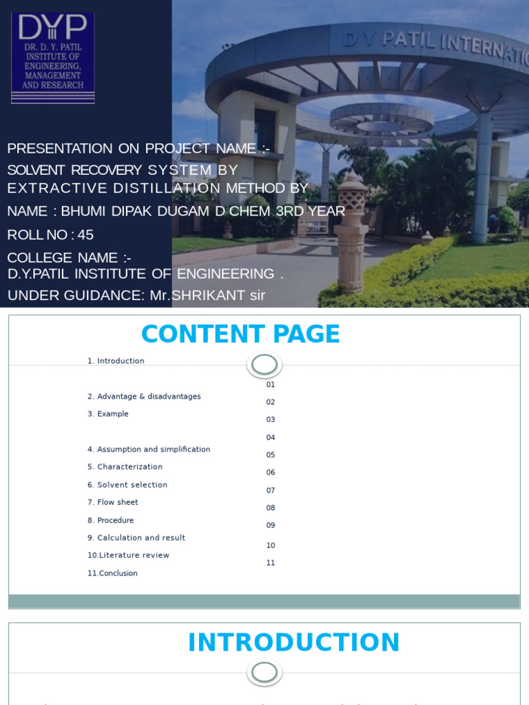 Engineering Students' Guide: Solvent Recovery | PDF | Distillation | Solvent