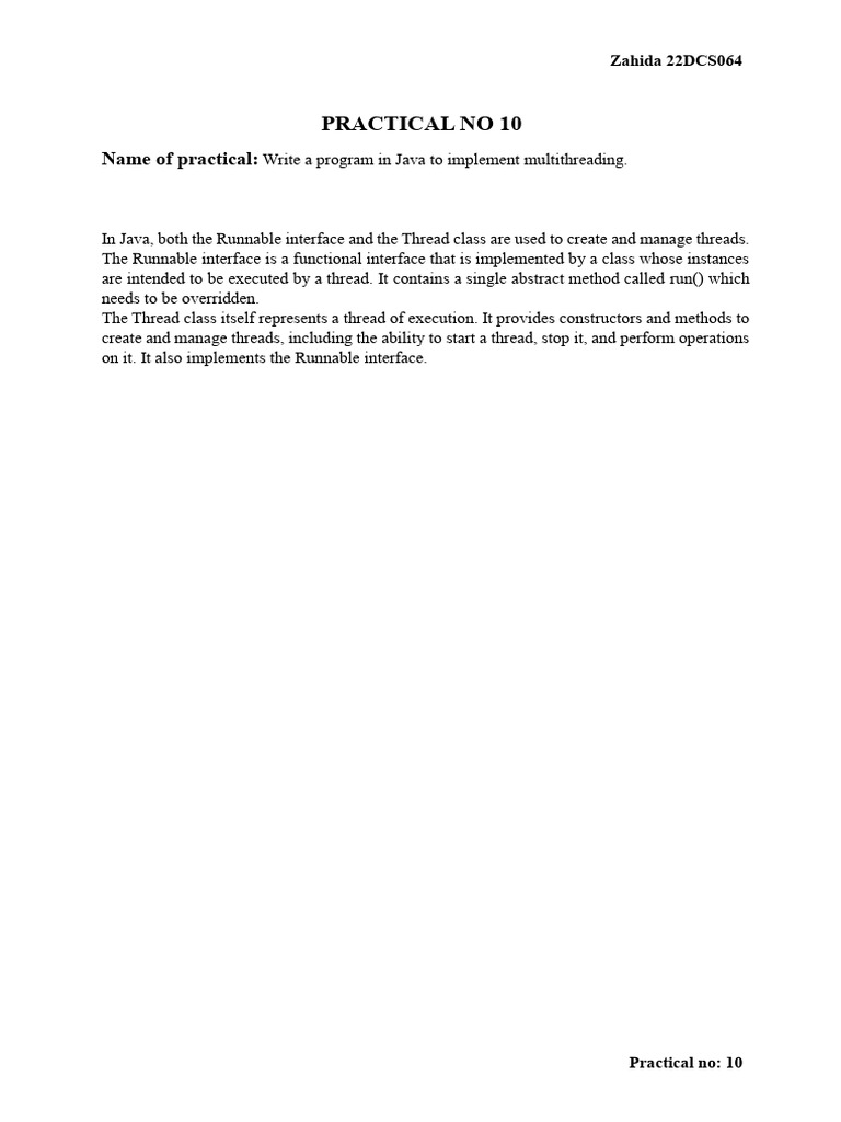 Jprac 10 | PDF | Class (Computer Programming) | Method (Computer Programming)