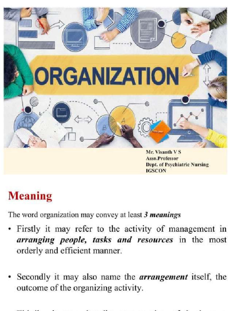 Organising | PDF
