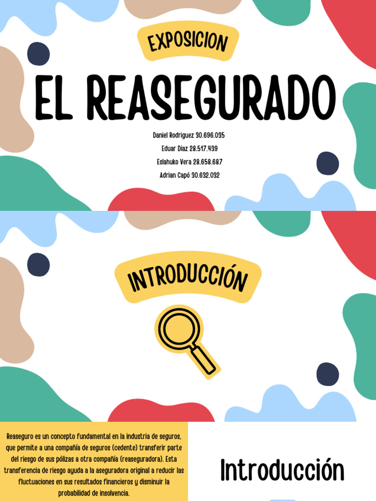 Conceptos Clave del Reaseguro | PDF | Reaseguro | Seguro