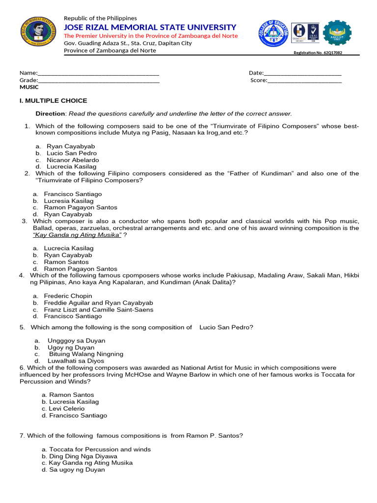 G10-midterm exam | PDF