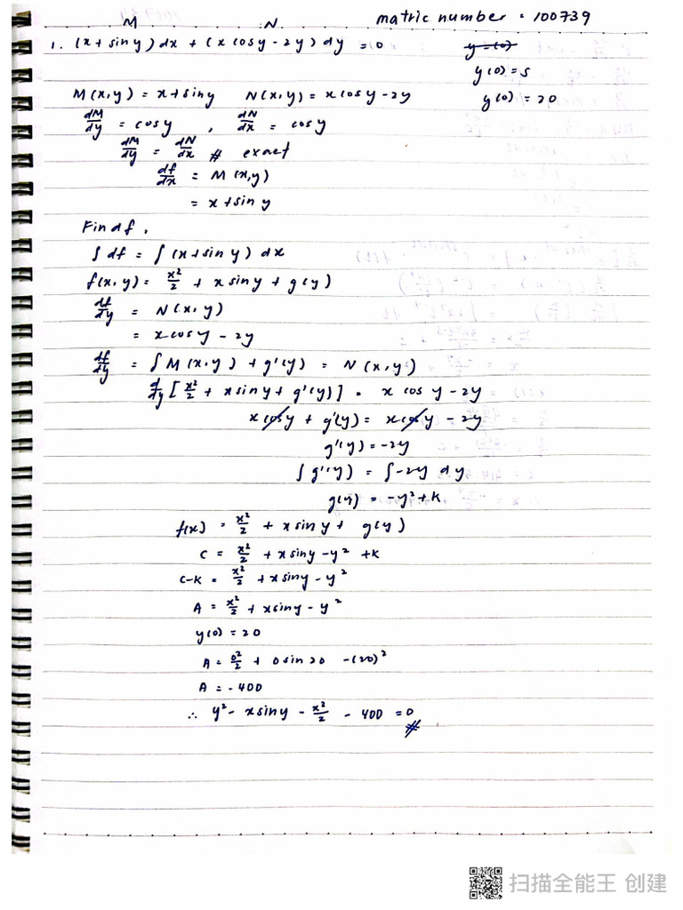 Math Assignment 1 | PDF