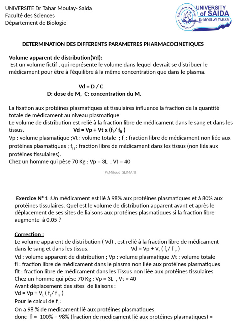 TD Pharmaco L 32021 | PDF | Médicament générique | Biodisponibilité (médecine)