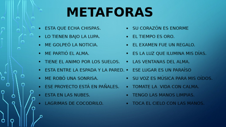 Metaforas | PDF