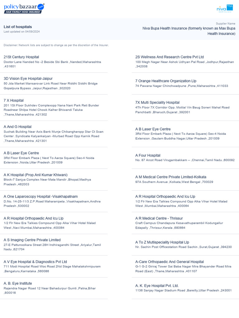 Niva Bupa (Formerly Known As Max Bupa) | PDF | Mumbai | Gujarat