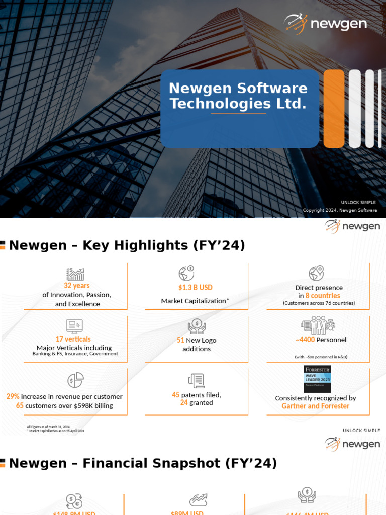 Newgen Software - Corporate Brochure | PDF | Cloud Computing | Internet ...