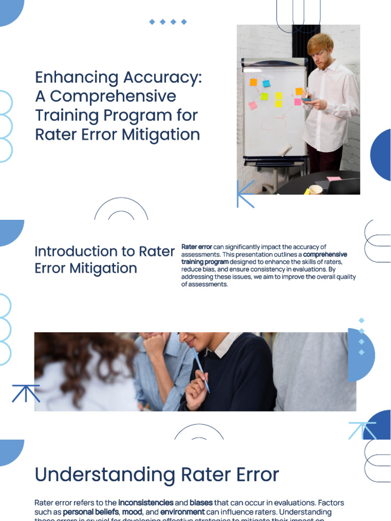 Slidesgo Enhancing Accuracy A Comprehensive Training Program For Rater ...