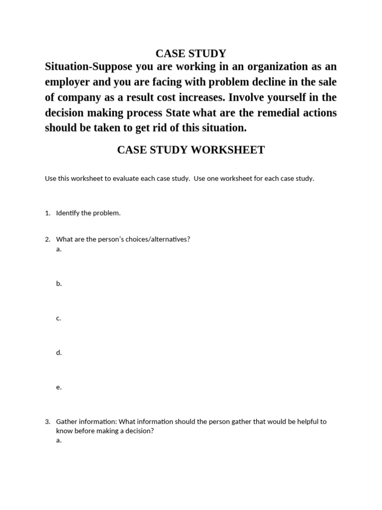 Situation Base Assignment Economics | PDF