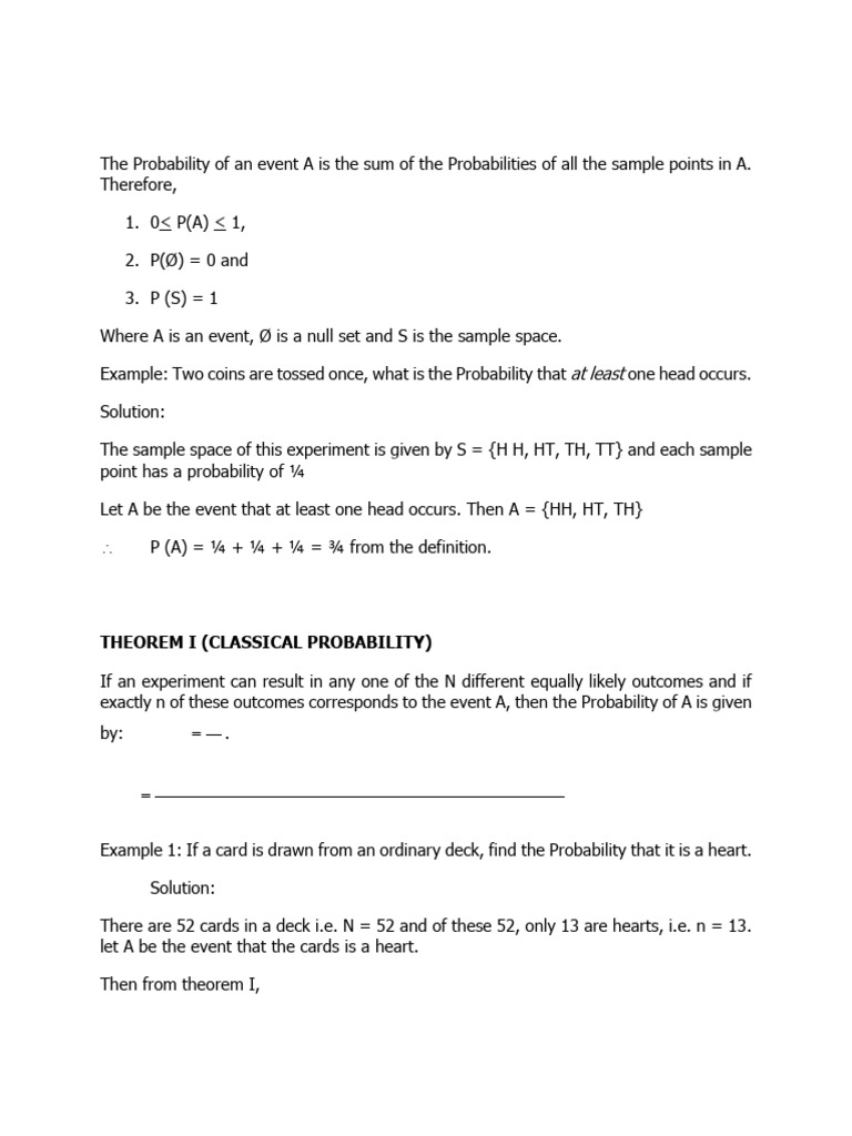 Sta102 Lecture 2 | PDF | Probability | Measure Theory