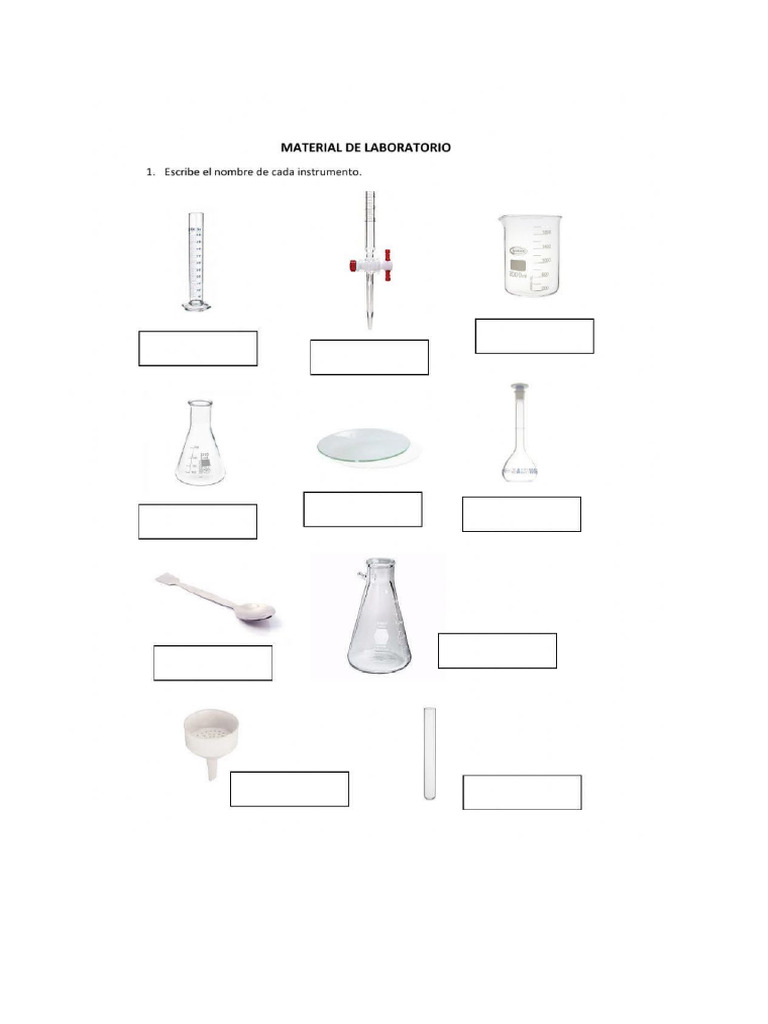 Tarea Material Laboratorio | PDF