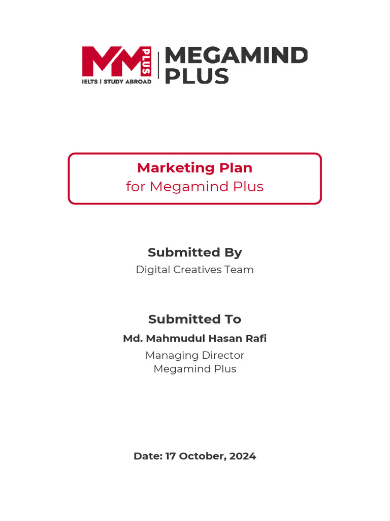 Digital Infrastructure For Megamind Plus | PDF | Business