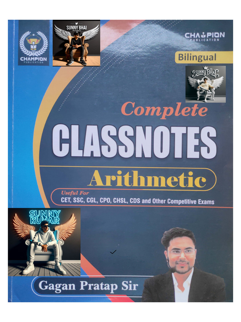 Complete Handwritten Arithmetic Maths by Gagan Pratap Sir #Sunny | PDF