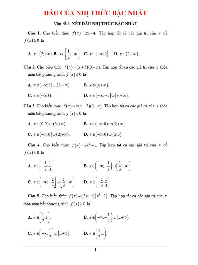 Dau Cua Nhi Thuc Bac Nhat | PDF
