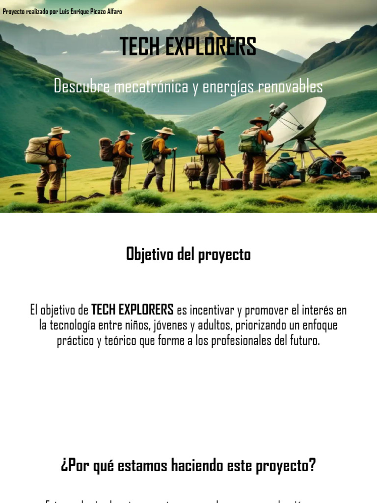 TECH EXPLORERS | PDF | Mecatrónica | Evaluación