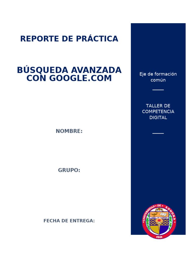 Actividad 1 Unidad 2 Busqueda Avanzada Con Google | PDF