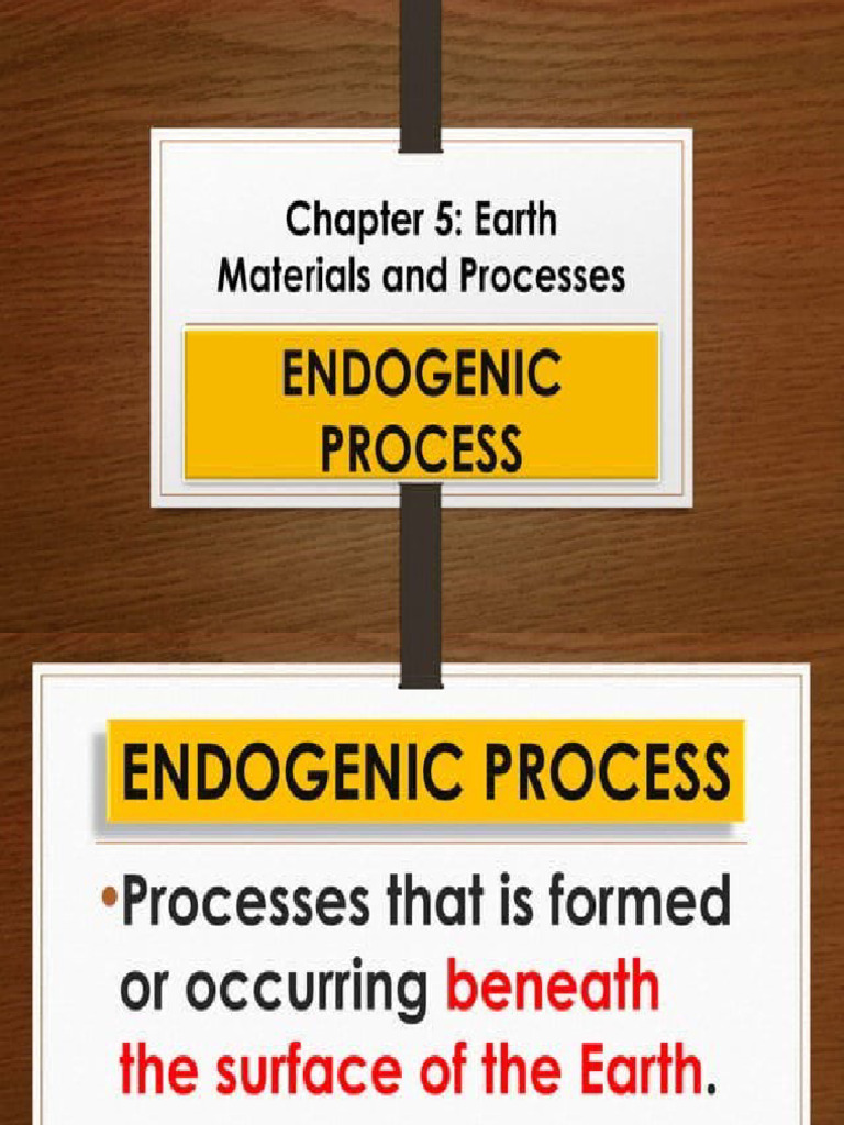 Endogenic Process | PDF