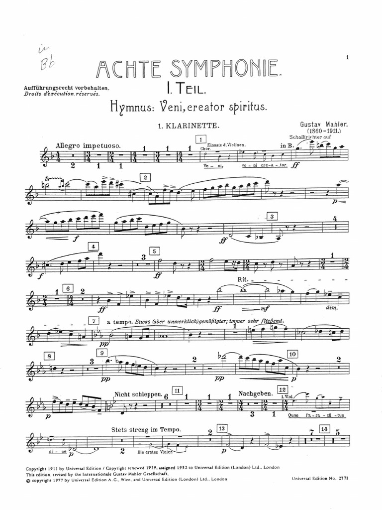 Mahler 8th Symphony | PDF