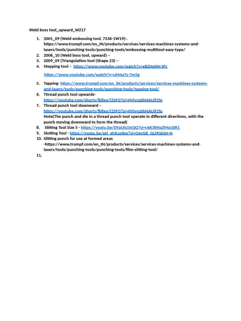 Weld Boss Tool Overview and Resources | PDF | Business | Technology ...