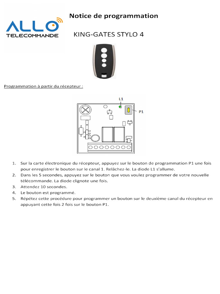 King Gates Stylo 4 | PDF
