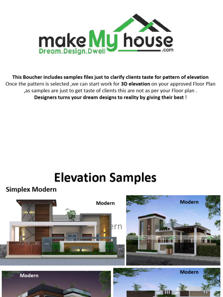 Elevation Samples Only Modern | PDF | Art