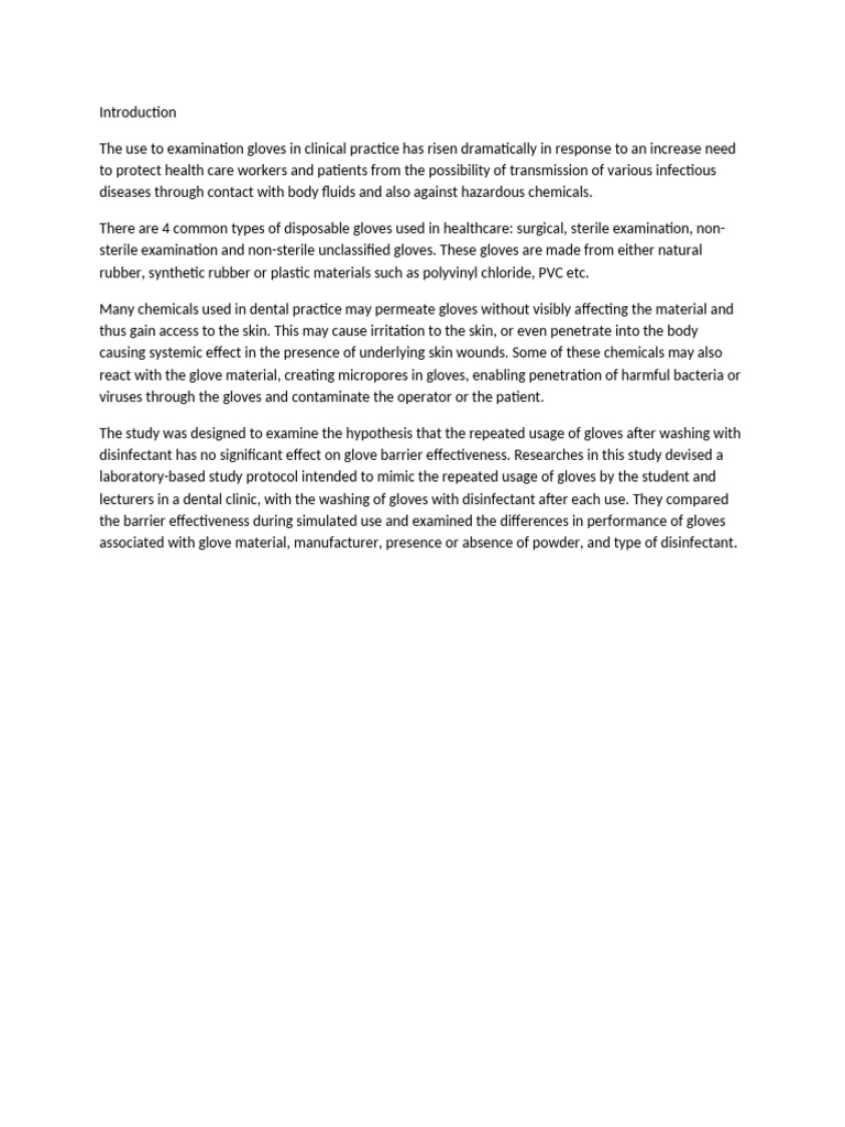 Glove Report Introduction | PDF | Self-Improvement | Science & Mathematics