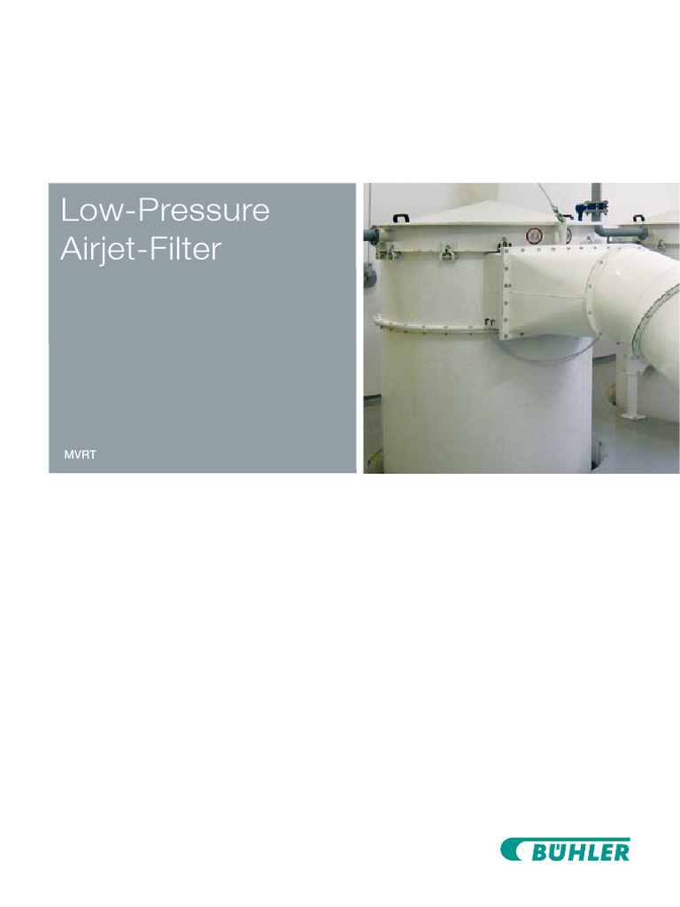 MVRT Low-Pressure Airjet Filter Overview | PDF | Filtration