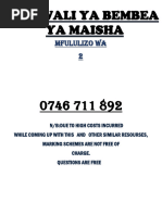 Bembea Ya Maisha Notes (2) | PDF