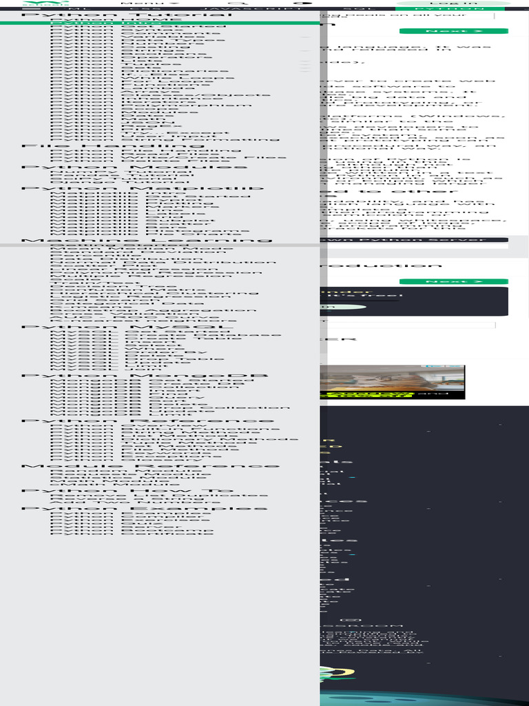 Introduction To Python Pdf Python Programming Language Mongo Db
