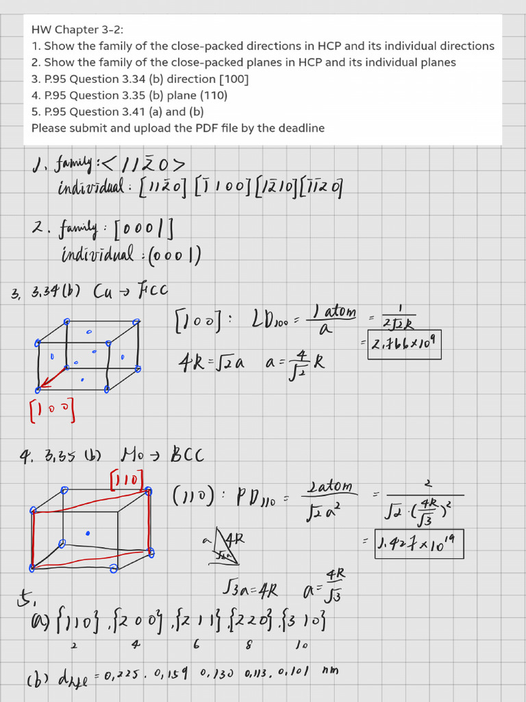 Hw03 Material Science | PDF