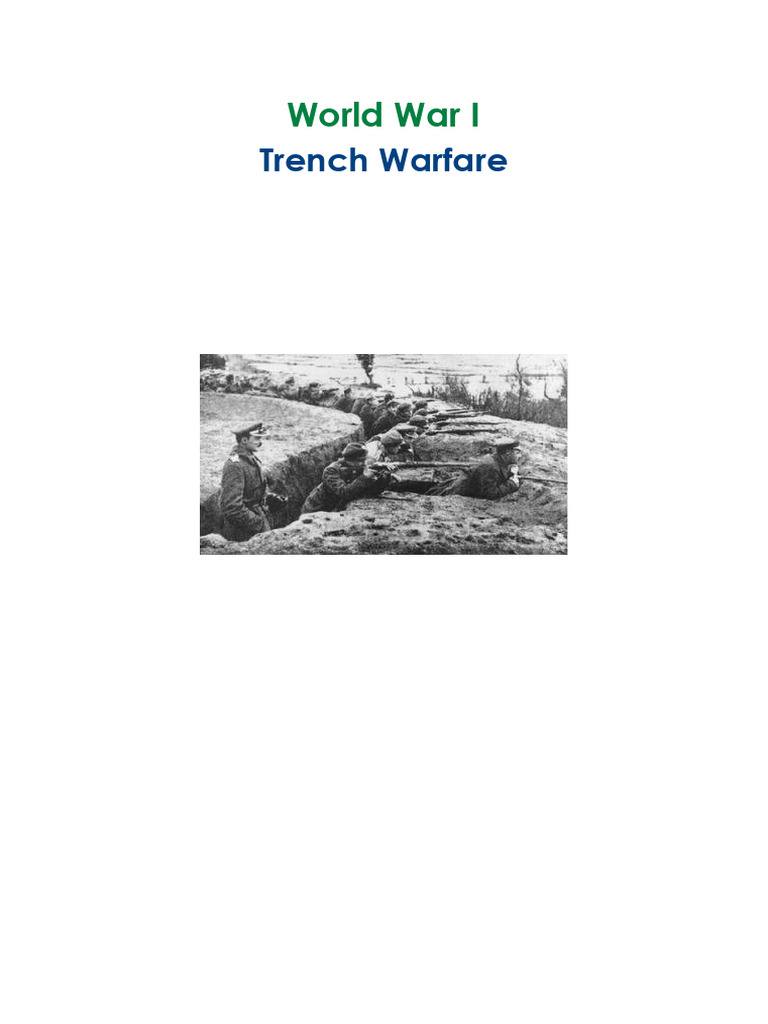 World War I Trench Warfare | PDF | Trench Warfare | Warfare