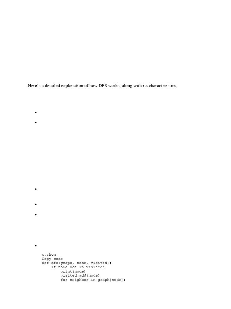 Depth First Search, Breadth First Search and Best First Search | PDF ... Depth First Search, Breadth First Search and Best First Search | PDF ...