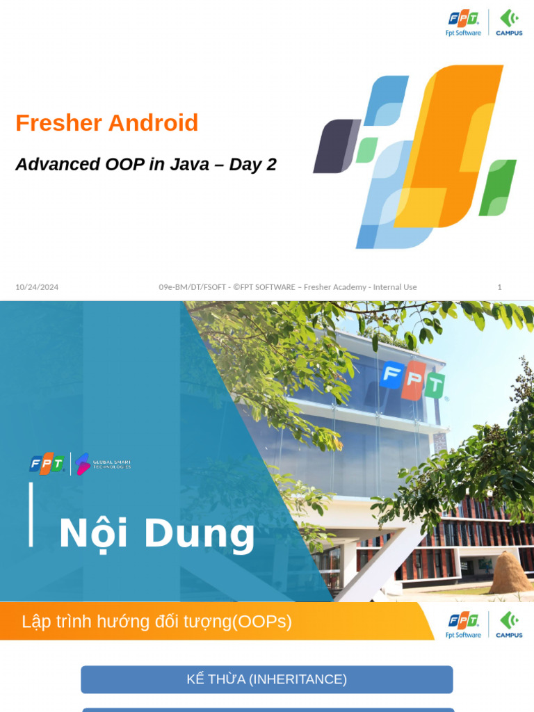 Day 2 - Advanced OOP in Java | PDF Day 2 - Advanced OOP in Java | PDF